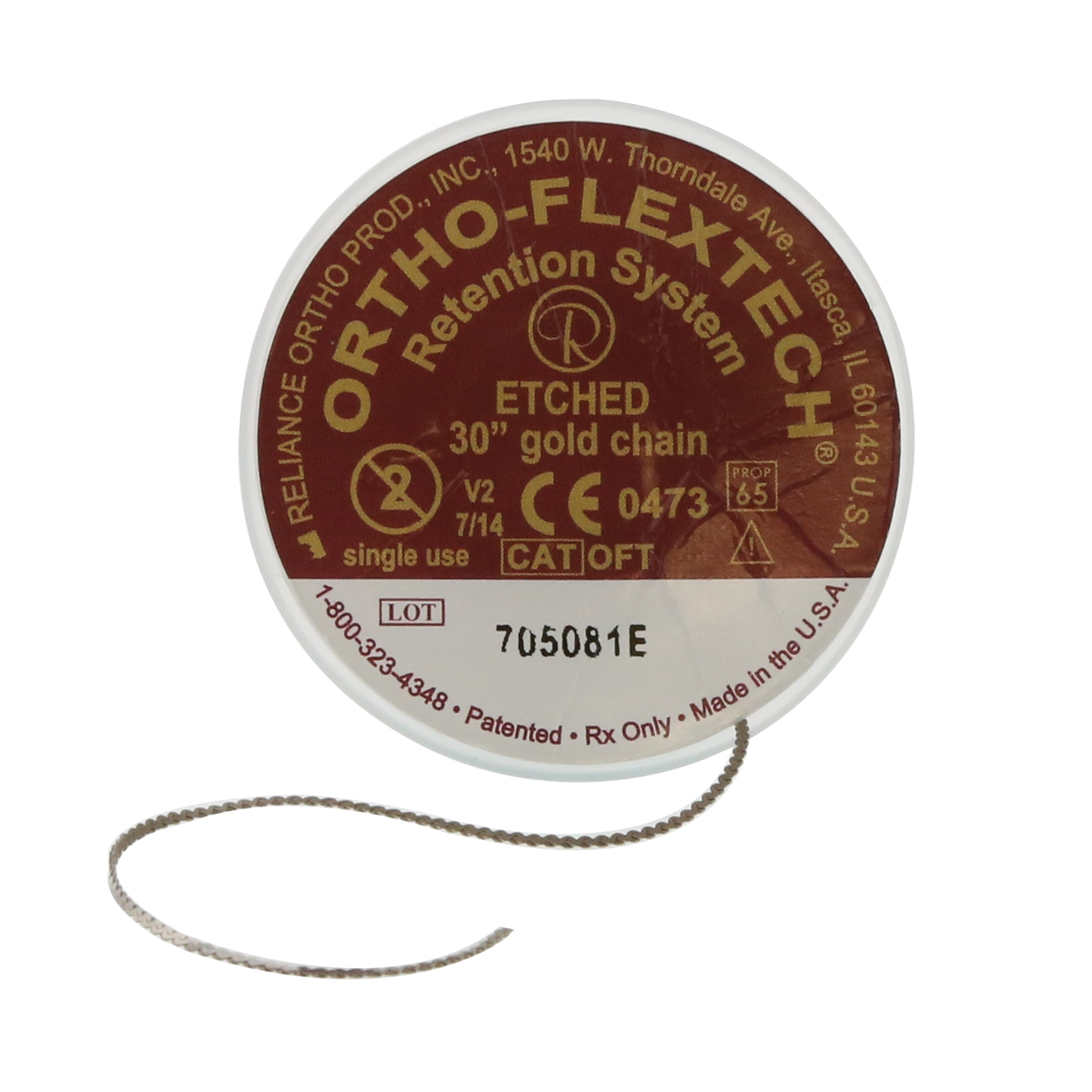 200230 : Gold OrthoFlexTech Etched