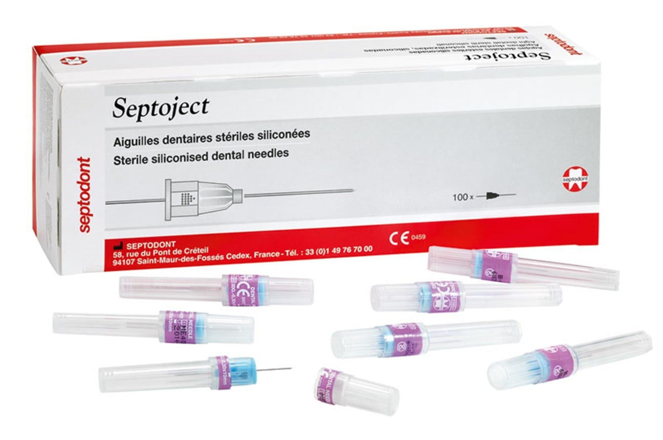 ANS105 : Septoject Needles 27G Long (0.40 x 35) Yellow