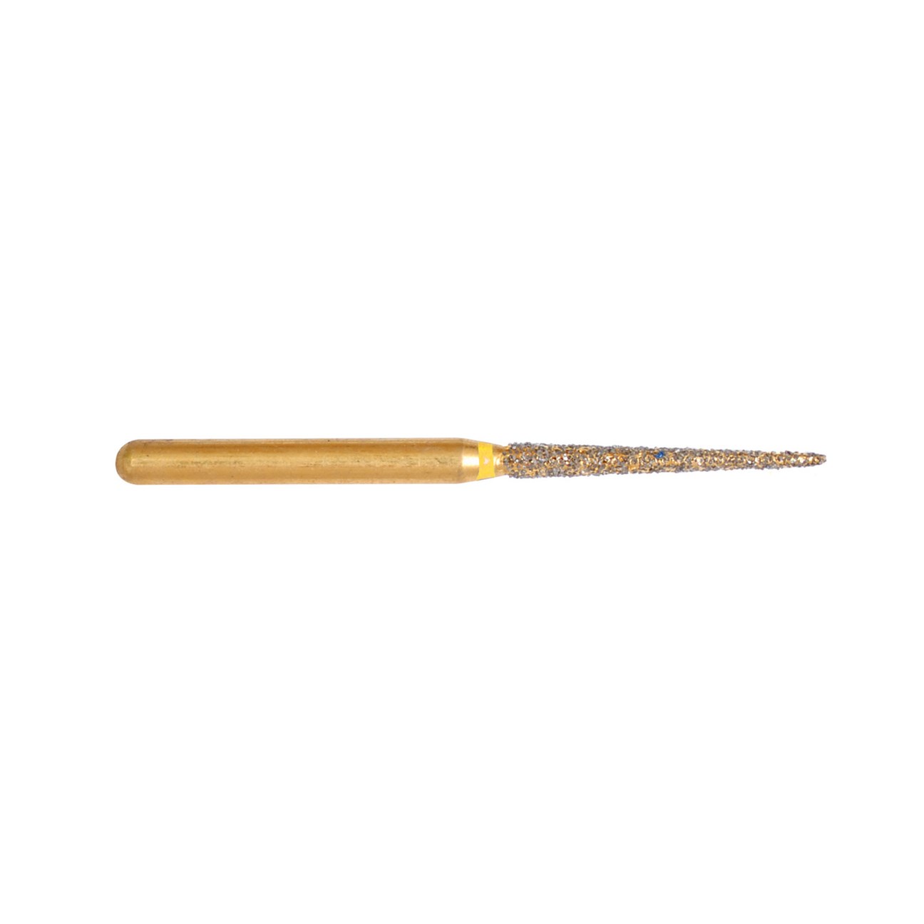 BJM409 : Gold Diamond Burs Tapered Point FG Extra Fine 167012
