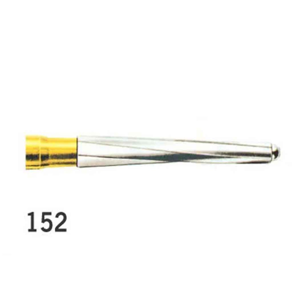 BOZ152 : Zekrya EndoZ Carbide Bur SurgeryBone Cutter Cone FG 0.9mm 21mm 152