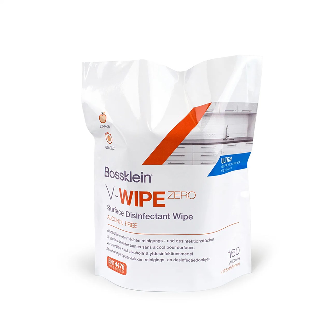CAW555 : VWIPE ZERO Alcohol Free Premium Ultra Wipes Apple Refill Pack