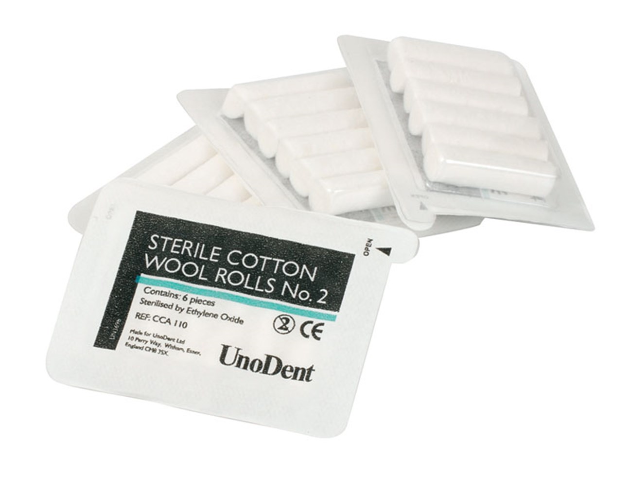CCA110 : Sterile Cotton Wool Rolls No 2