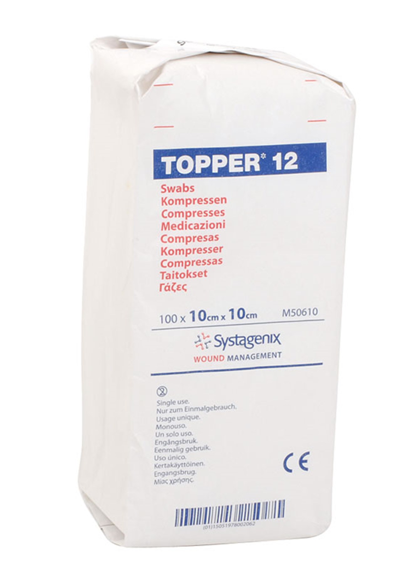 CCS420 : Topper 12 Swabs (NonSterile) 10cm x 10cm