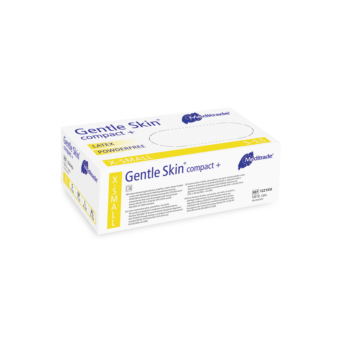 CGD156 : Gentle Skin compact Latex Gloves Powder Free Extra Small