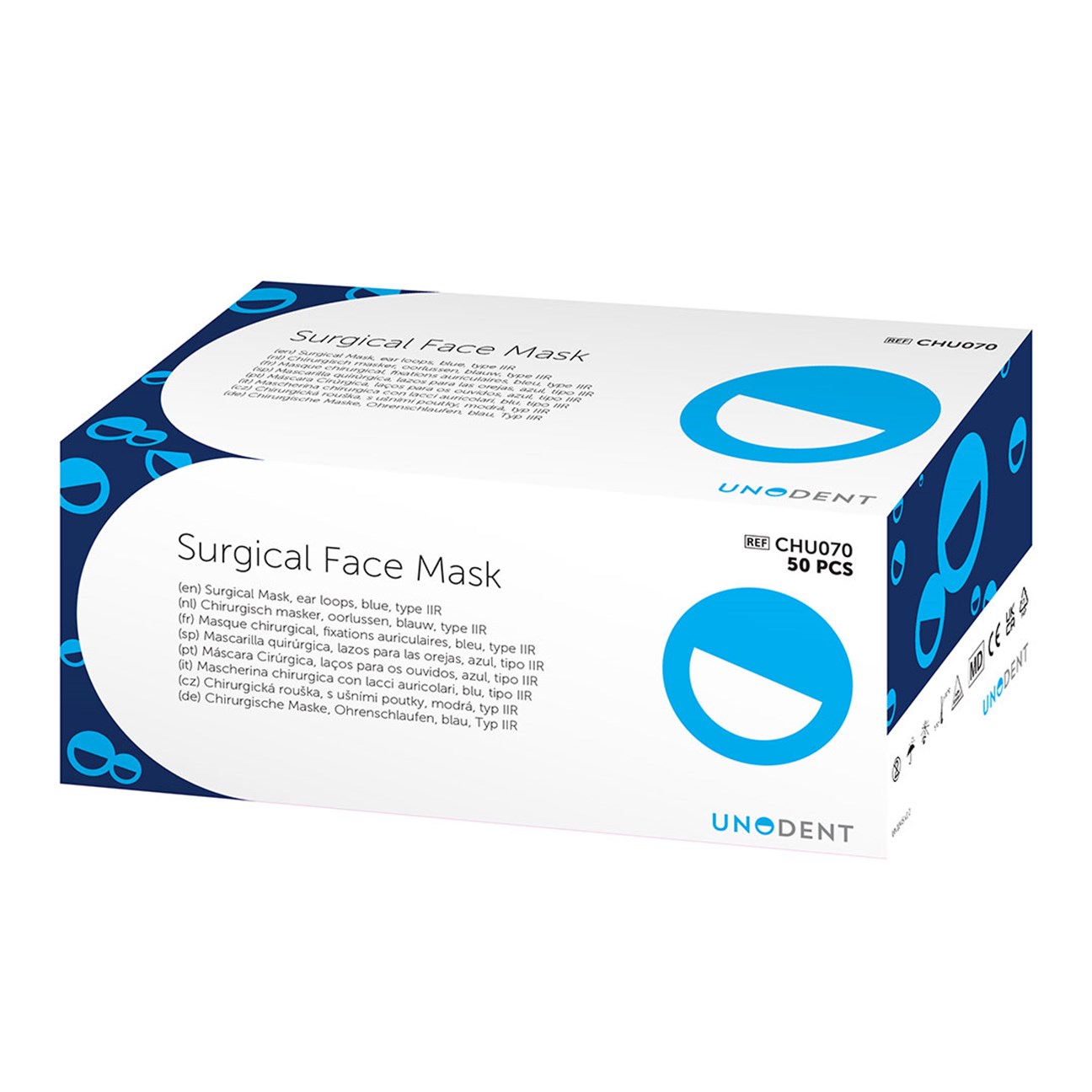 CHU070 : UnoDent Face Masks IIR Ear Loops