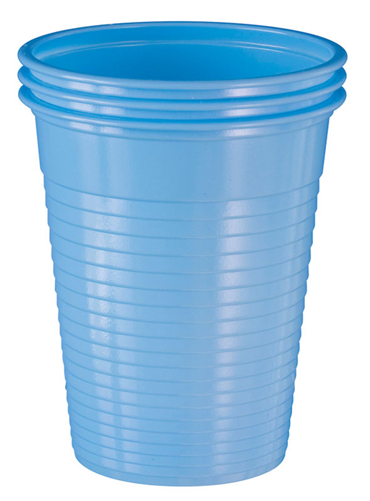 CNK004 : Plastic Cups Squat 180ml Light Blue