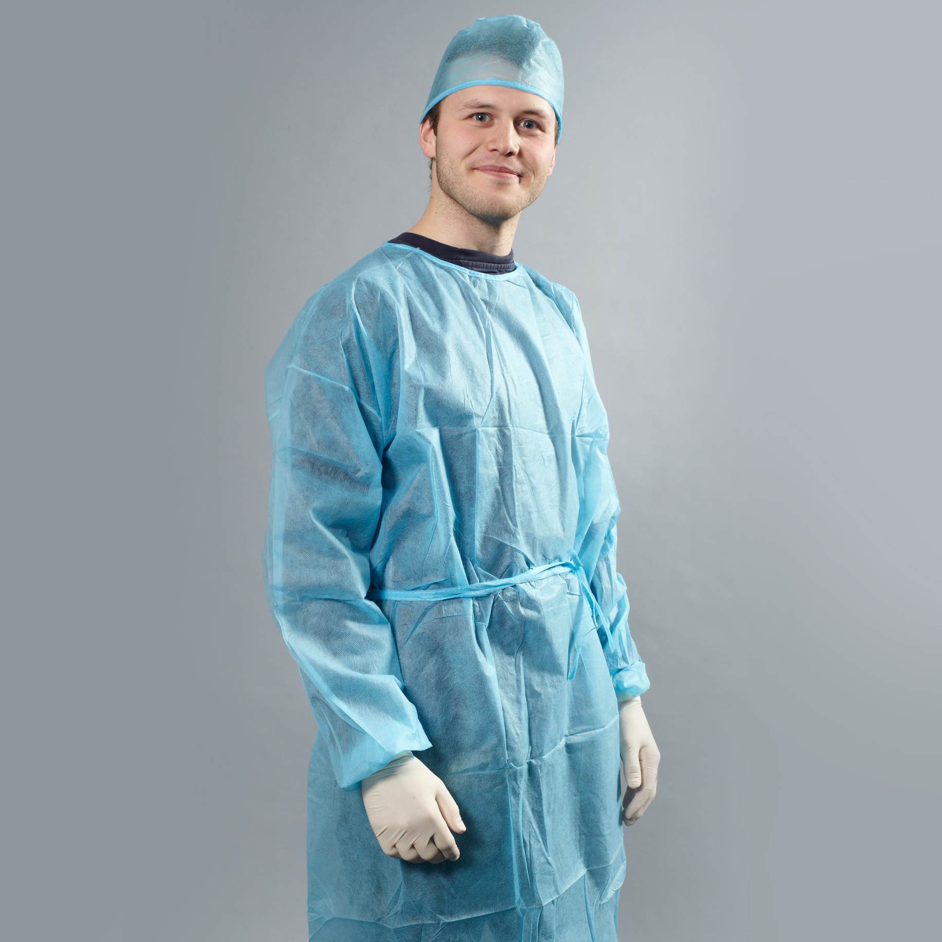 COP534 : Gown Isolation Sterile Large Blue