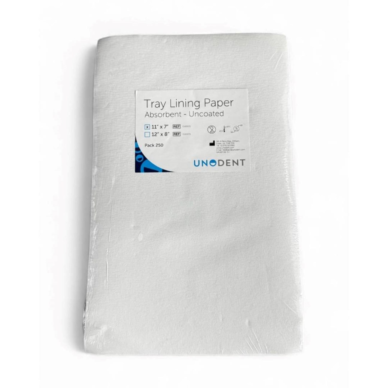 CUD070 : Tray Lining Paper (Tray Liners) Uncoated 275mm x 175mm (11 x 7)