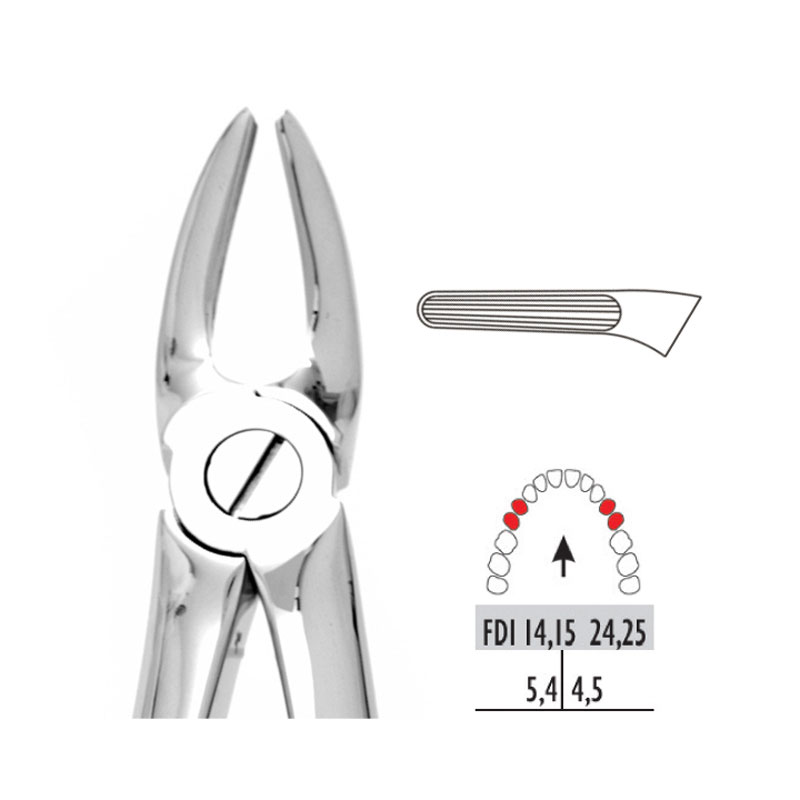 DFO110 : Forceps Autoclavable 7 Upper Roots Bicuspids