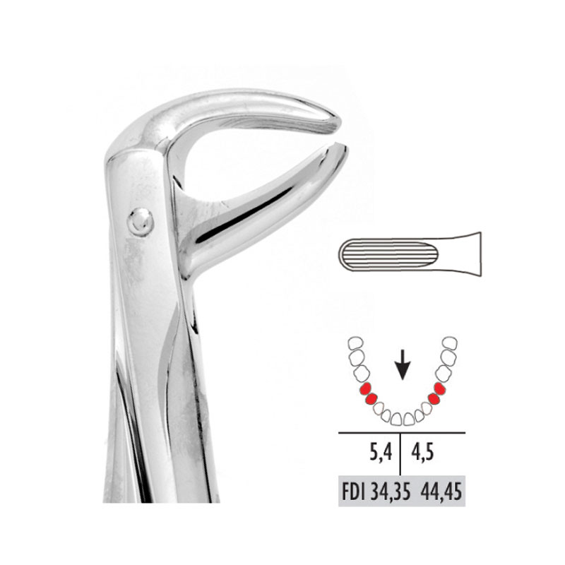 DFO134 : Forceps Autoclavable 75 Lower Bicuspids