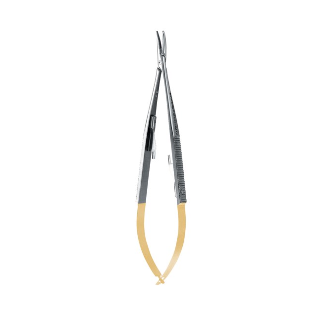 DNH008 : Micro Curved Castro Perma SharpNeedle Holder 14cm (5.5)