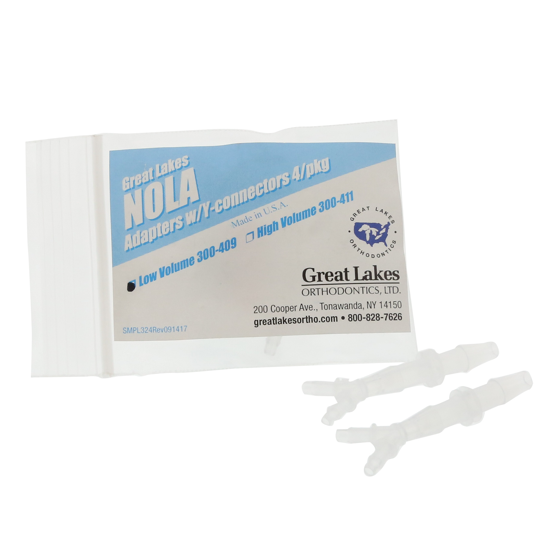 DRO014 : Low Volume Adaptors with Y Connectors