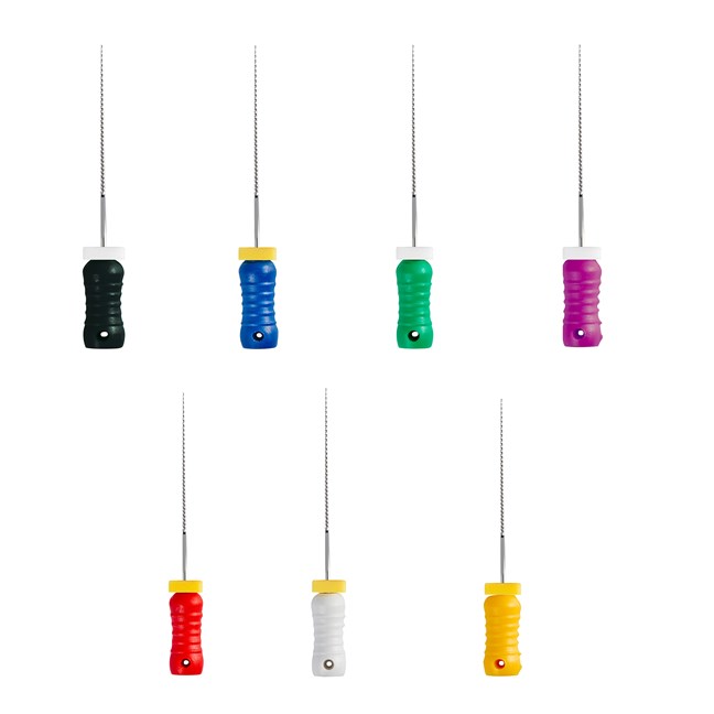 EKC201 : Stainless Steel K Files 21mm 1540 Assorted