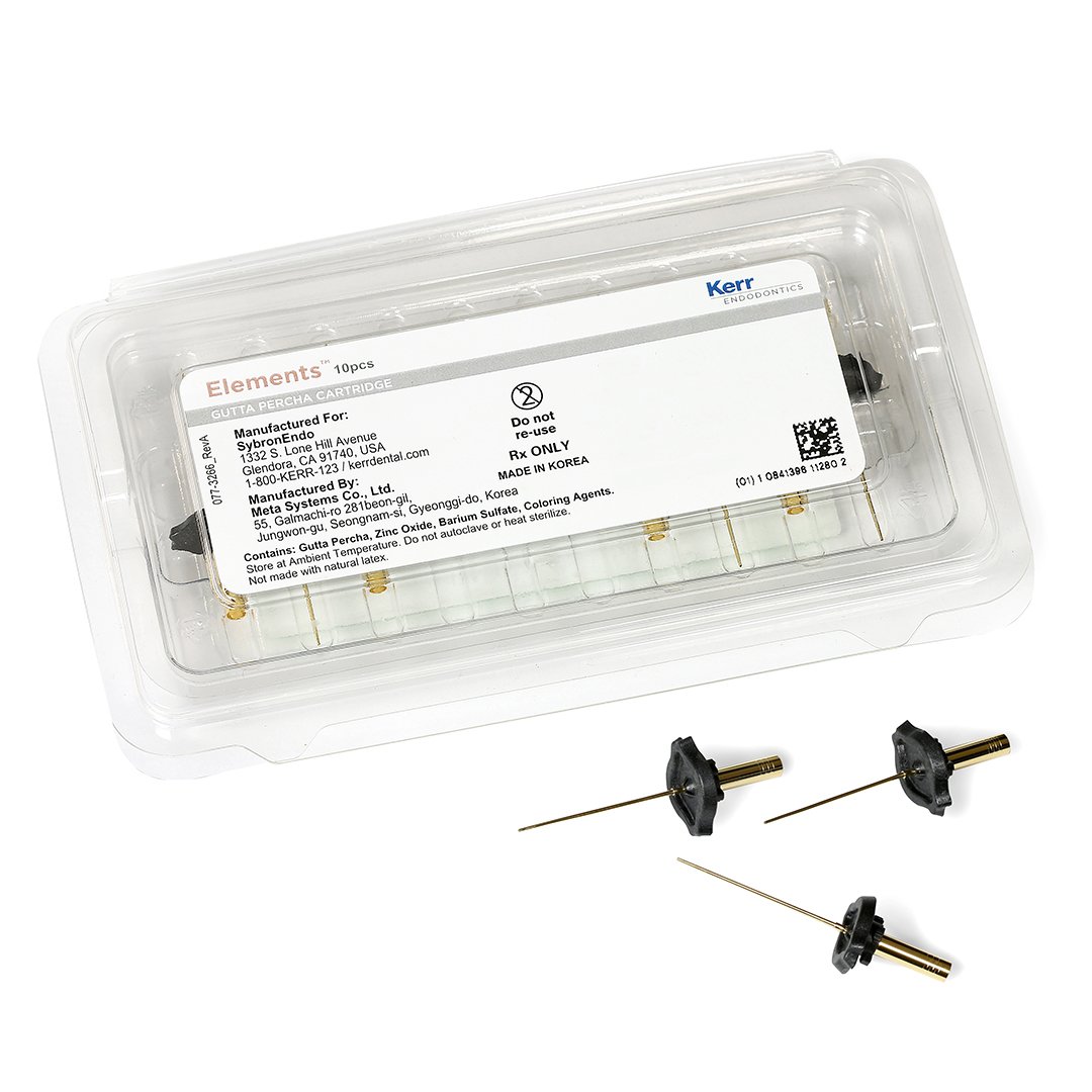 EQS207 : Elements Obturation Gutta Percha Cartridge 25GA (Light Body) Gold