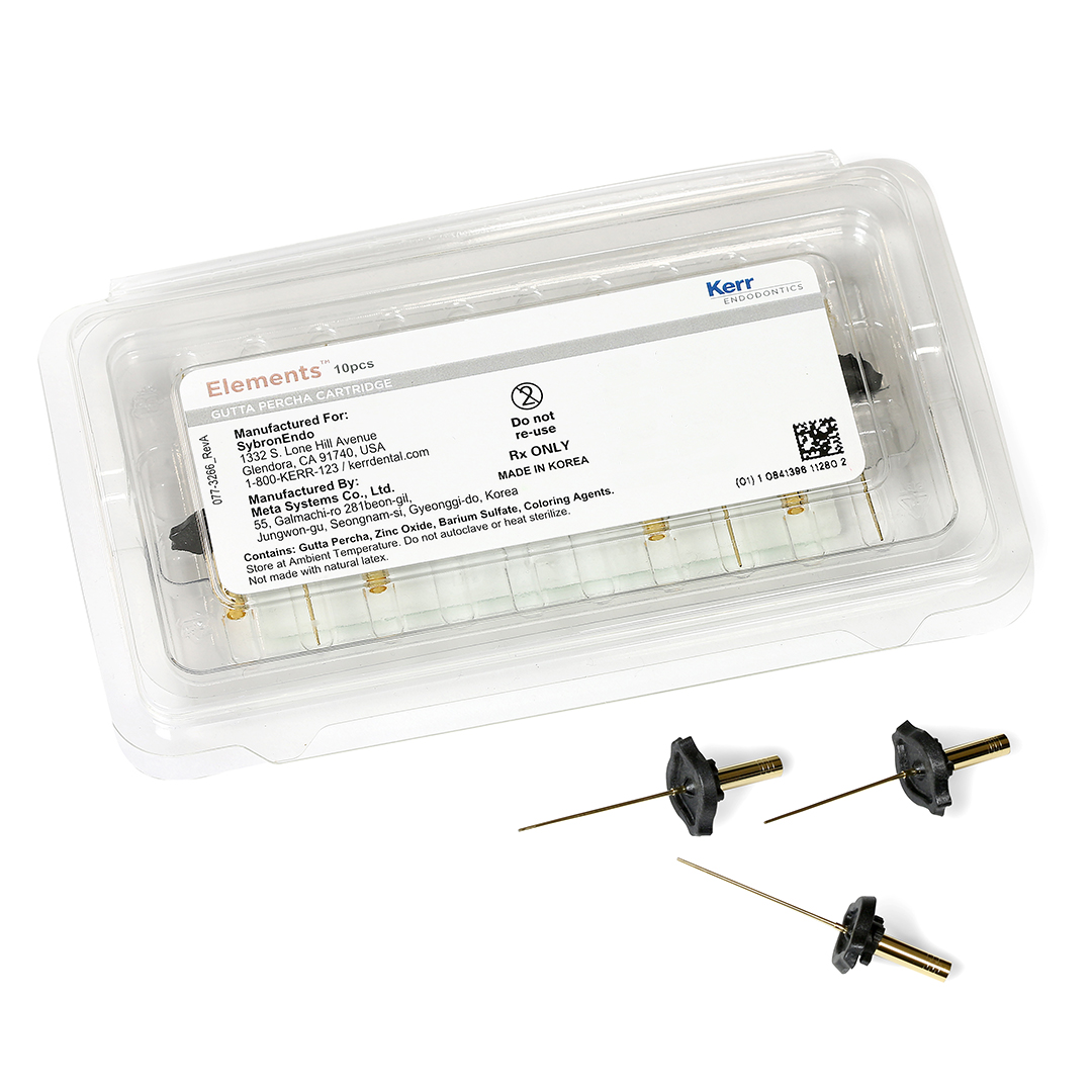 EQS208 : Elements Obturation Gutta Percha Cartridge 23GA (Medium Body) Gold