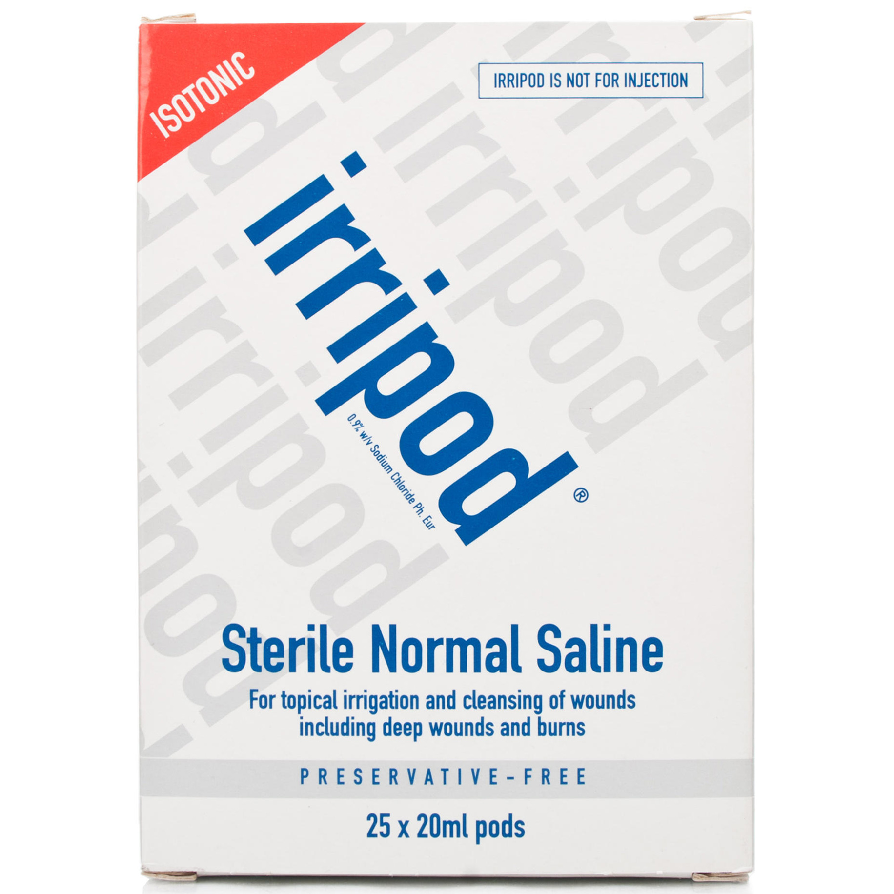 EVS050 : Irripod Saline Solution Pods 20ml