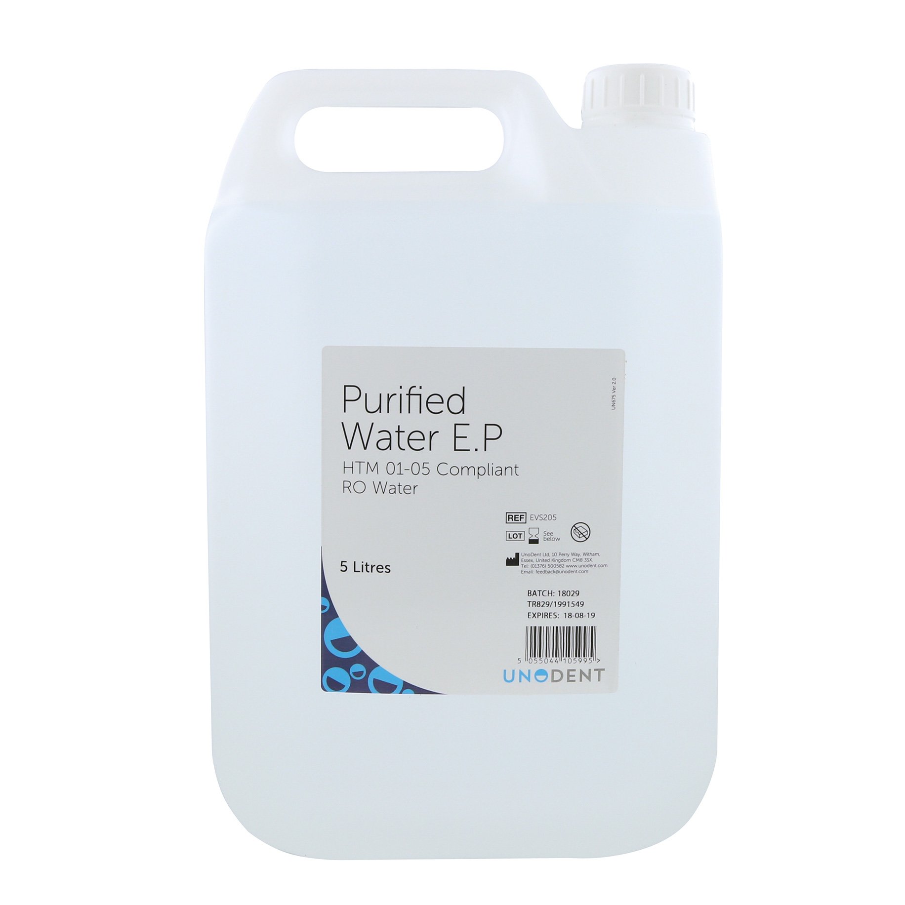 EVS205 : Purified Water