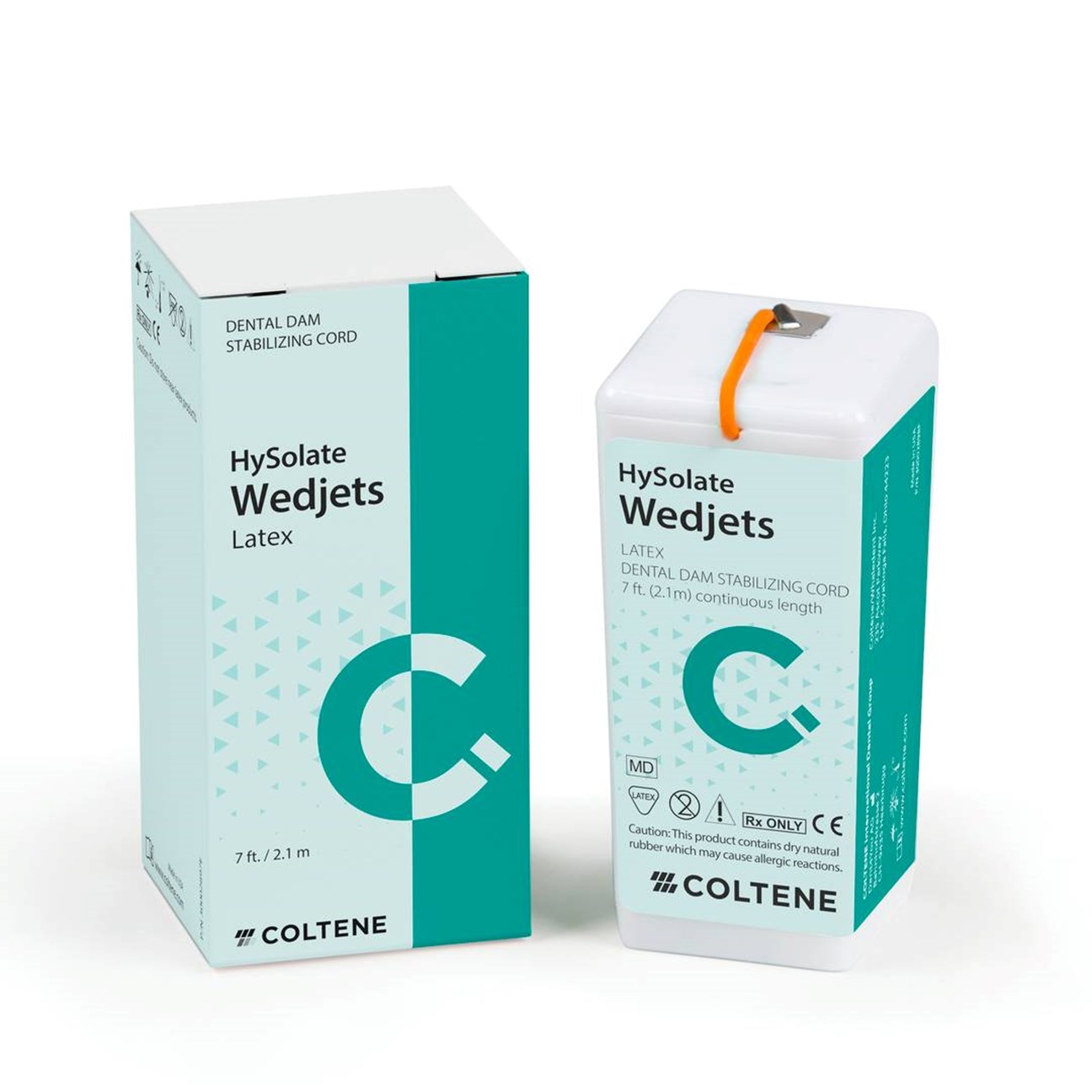 EWW020 : Wedjets Stabilising Cord Latex Small 7ft (2m) Yellow