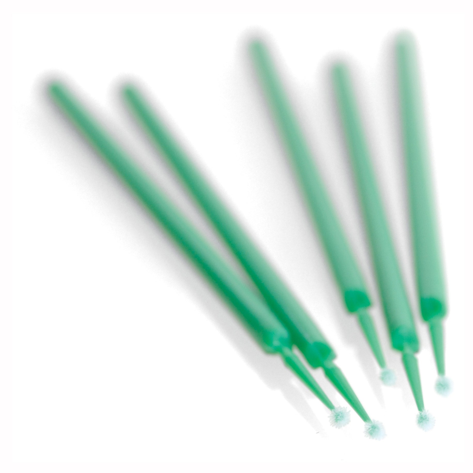 FBX222 : Disposable Mini Applicator Brushes Fine Light Green