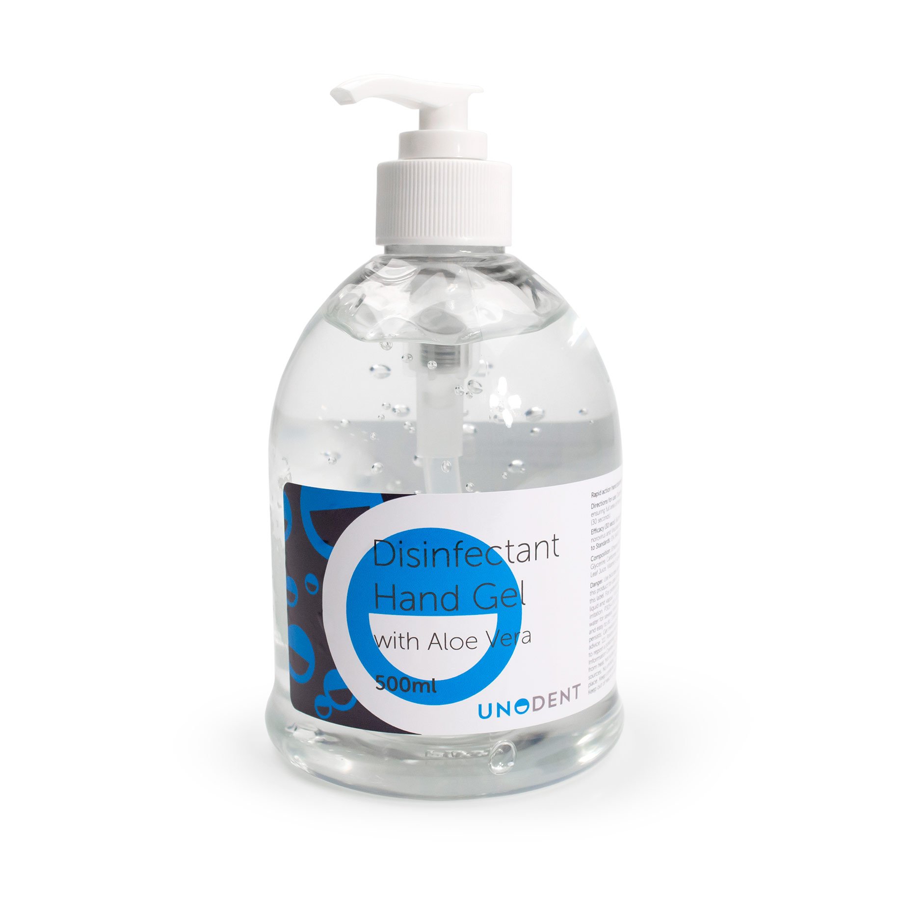 GHU145 : UnoDent 70% Hand Disinfectant Gel with Aloe Vera 500ml
