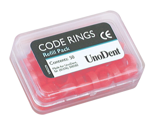 GIX185 : Code Rings Large Red