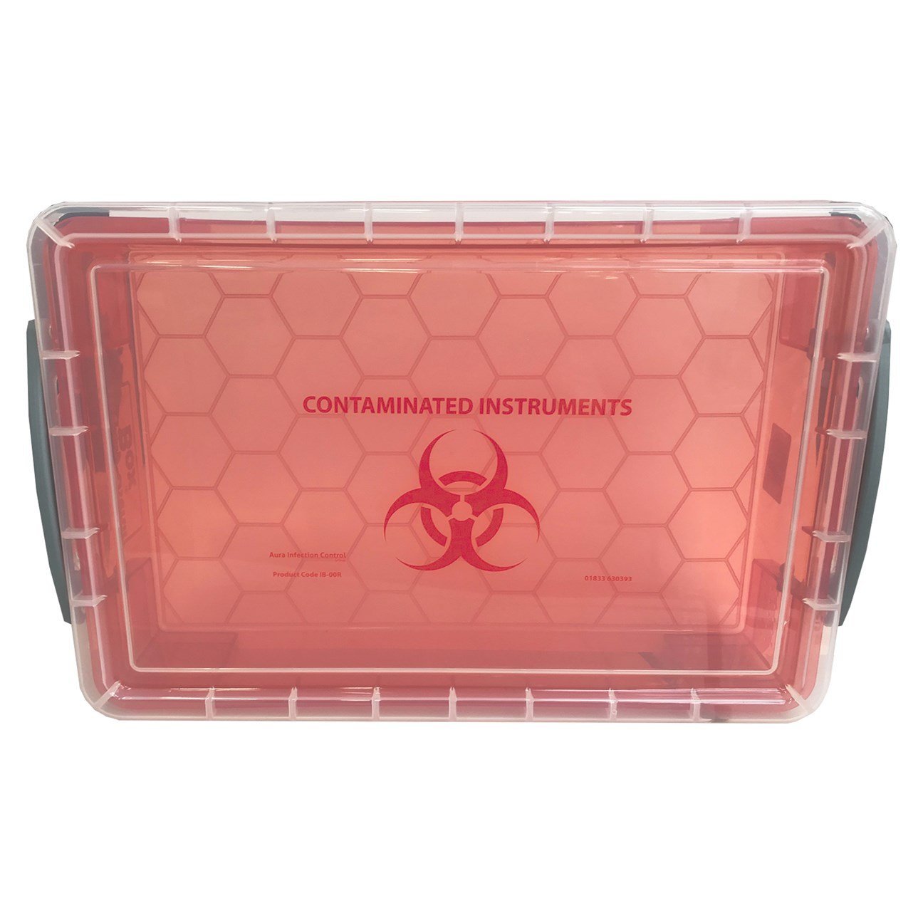 GTT651 : InstruBox Contaminated Instruments Red