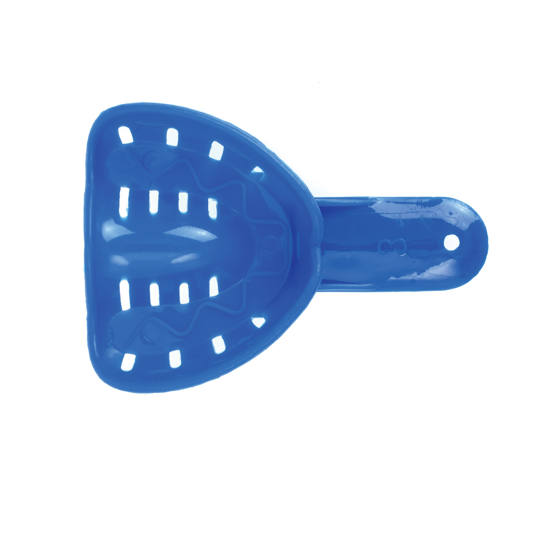 IIO033 : Orthodontic Impression Trays Size 3 Upper Small Blue