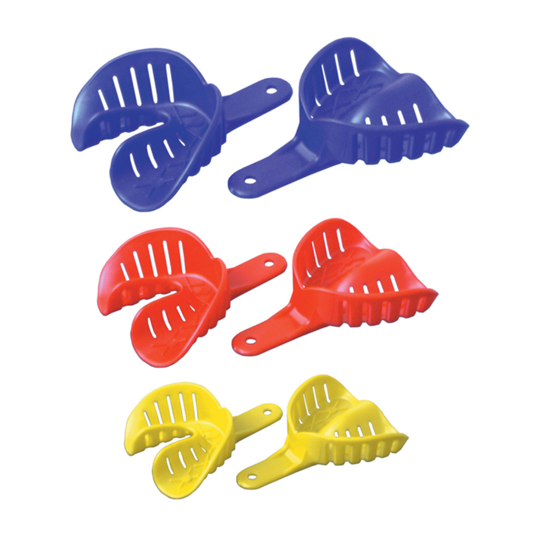 IIO170 : Orthodontic Impression Trays Bulk Size 1 Small Upper Yellow