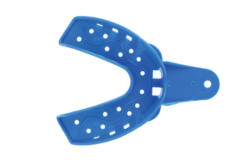 IIU052 : Plastic Handled Impression Trays Large Lower IIU052 : Plastic Handled Impression Trays Large Lower