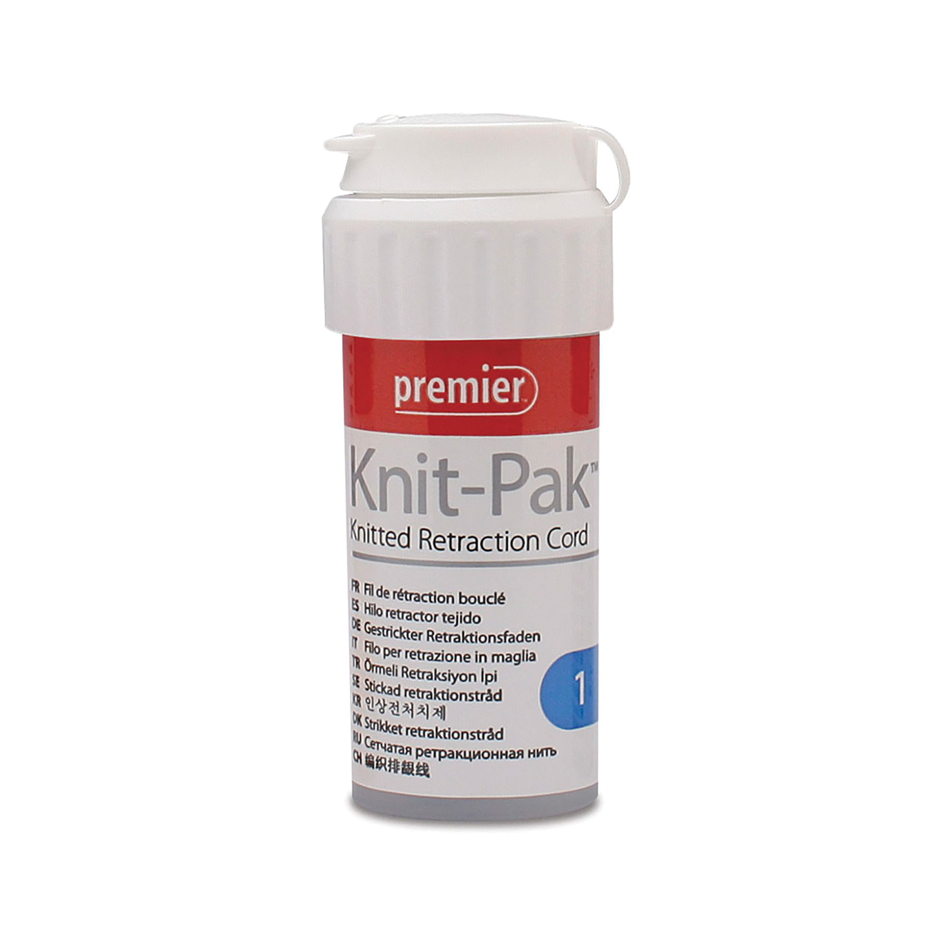 IRP053 : KnitPak Retraction Cord Size 1 Blue