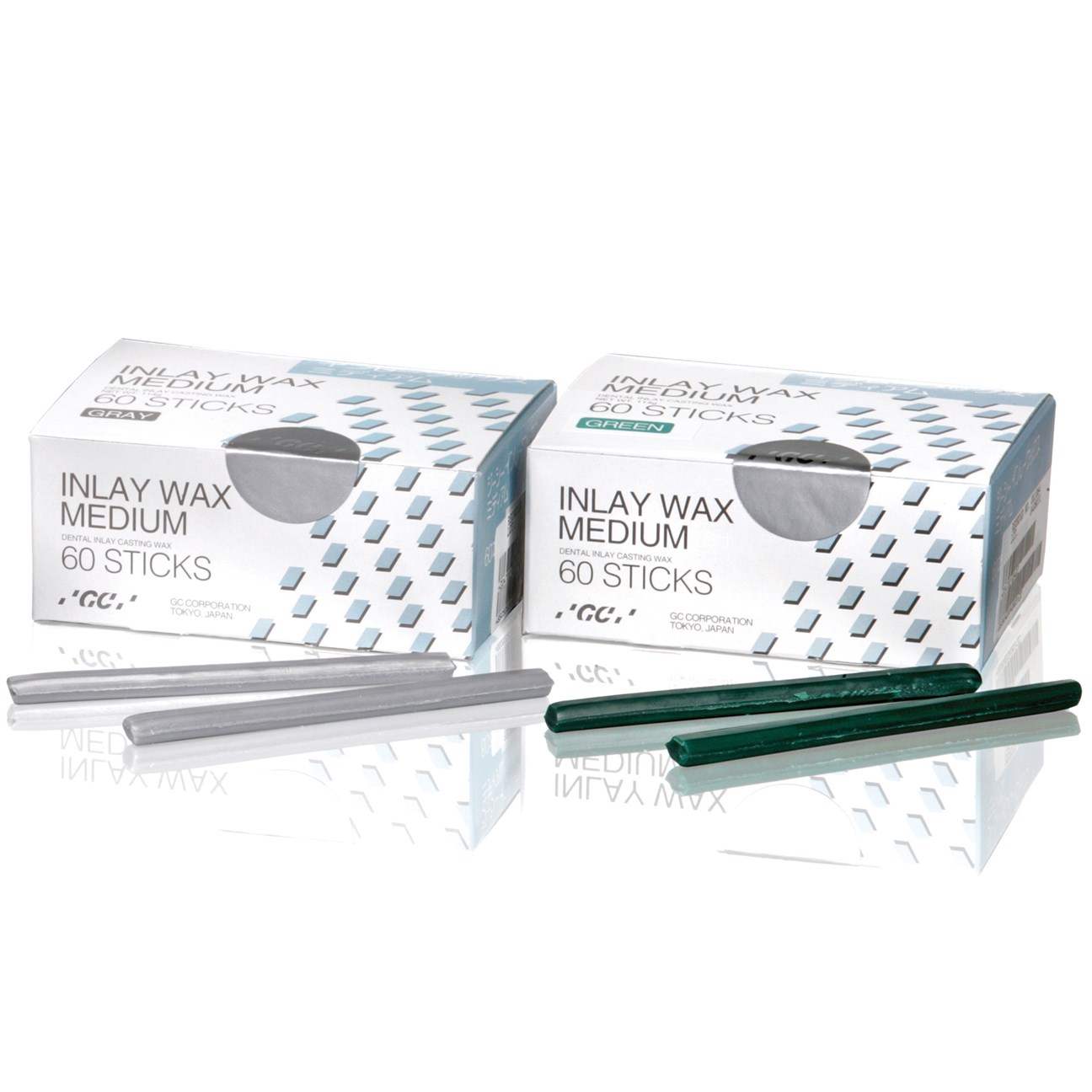 JWI400 : Inlay Wax Sticks Medium Green