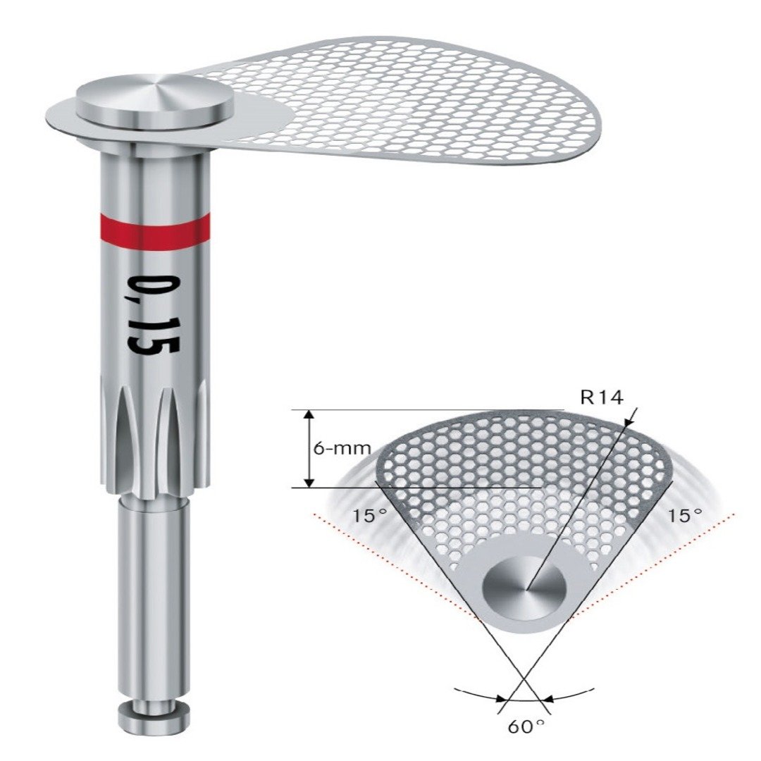 KFK078 : Komet Oscillating Segmented Discs Top Sided Thickness .20mm ...