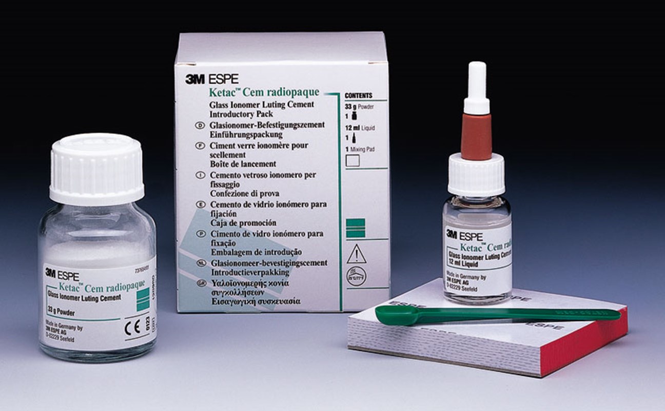 LCC001 : Ketac Cem Radiopaque Glass Ionomer Luting Cement Intro Kit