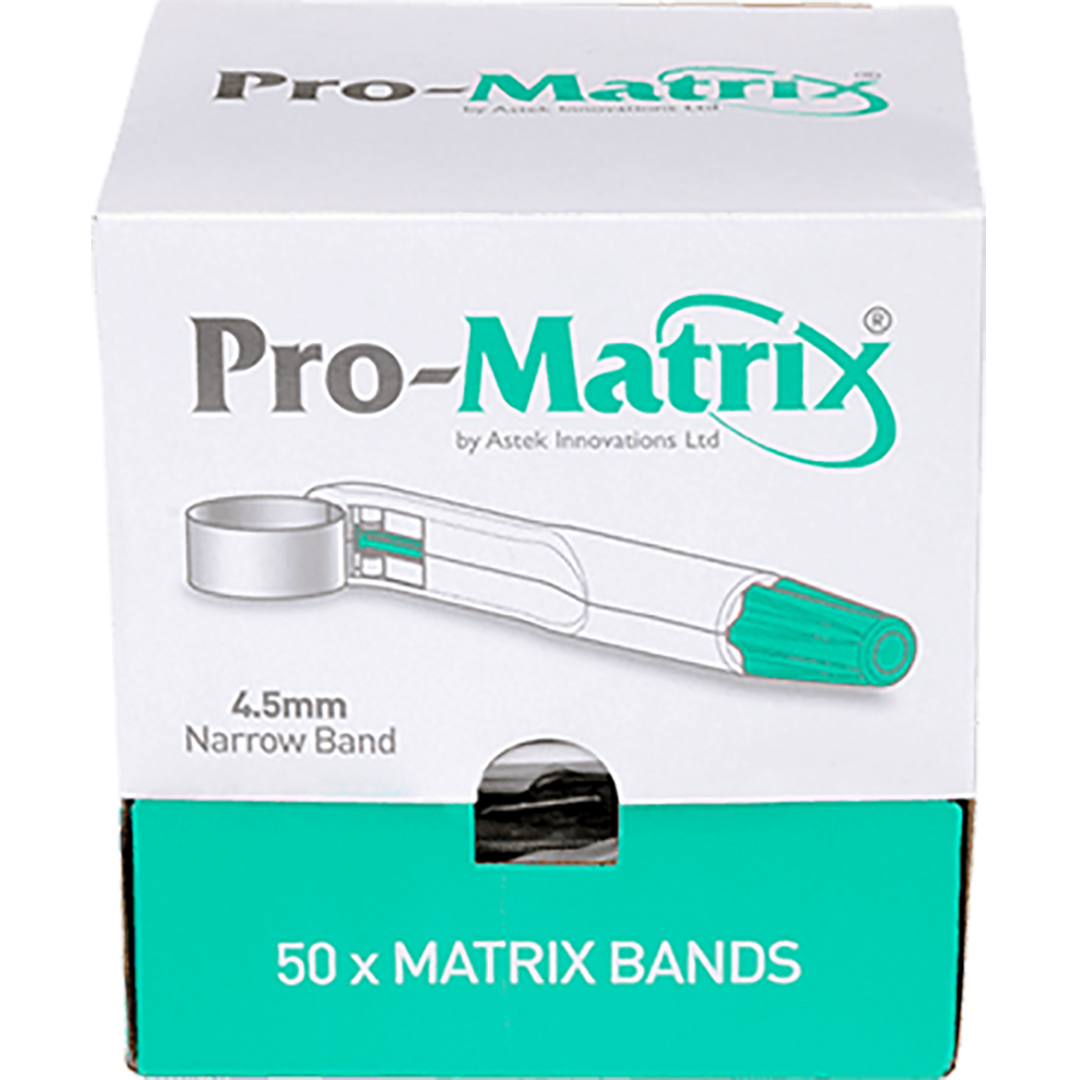 MPA002 : ProMatrix SingleUse Matrix Band Narrow 4.5mm Teal