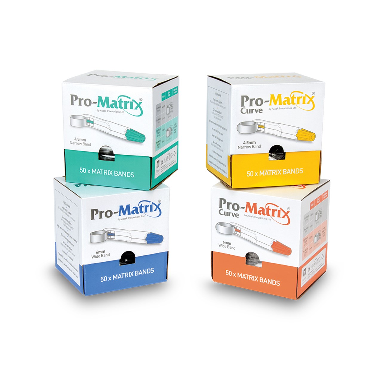 MPA003 : ProMatrix Curved SingleUse Matrix Band Wide 6mm Orange
