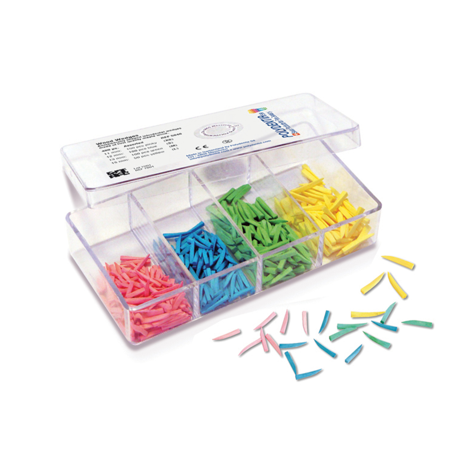 MWP060 : Polydentia Wedges Sycamore Wood Assorted