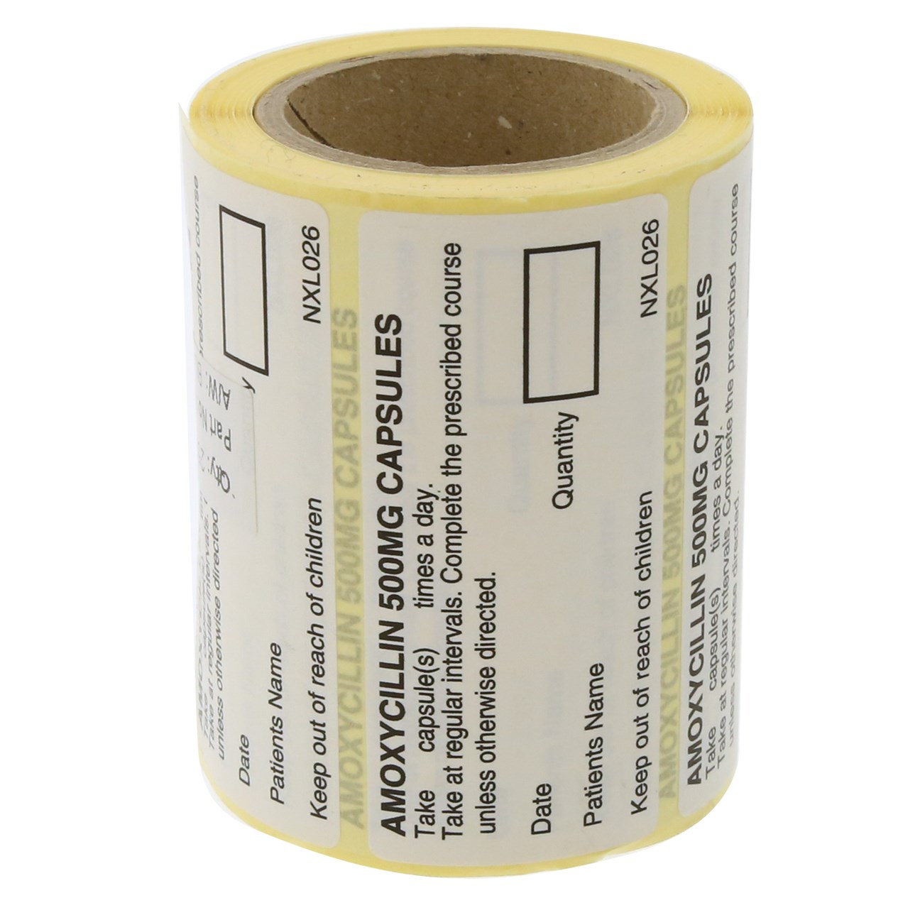 NXL026 : Labels Amoxicillin 500mg Capsules