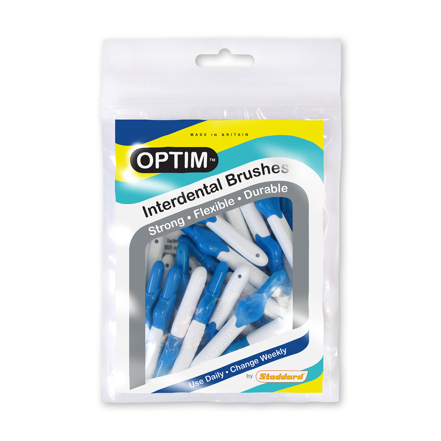 PAS733 : OPTIM Interdental Brush Bulk Packs XFine Blue