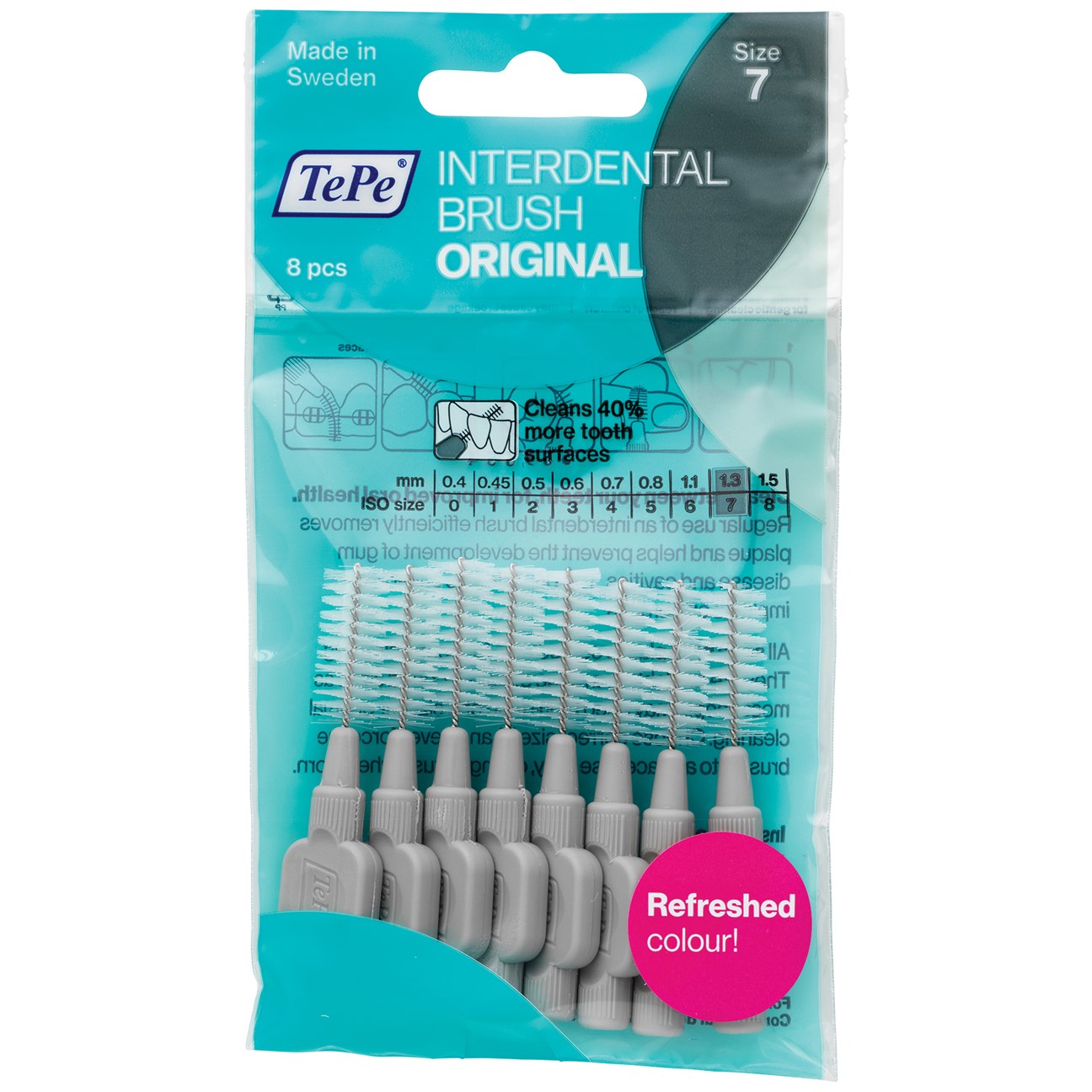 PAT360 : TePe Interdental Brush Large Grey 1.3mm