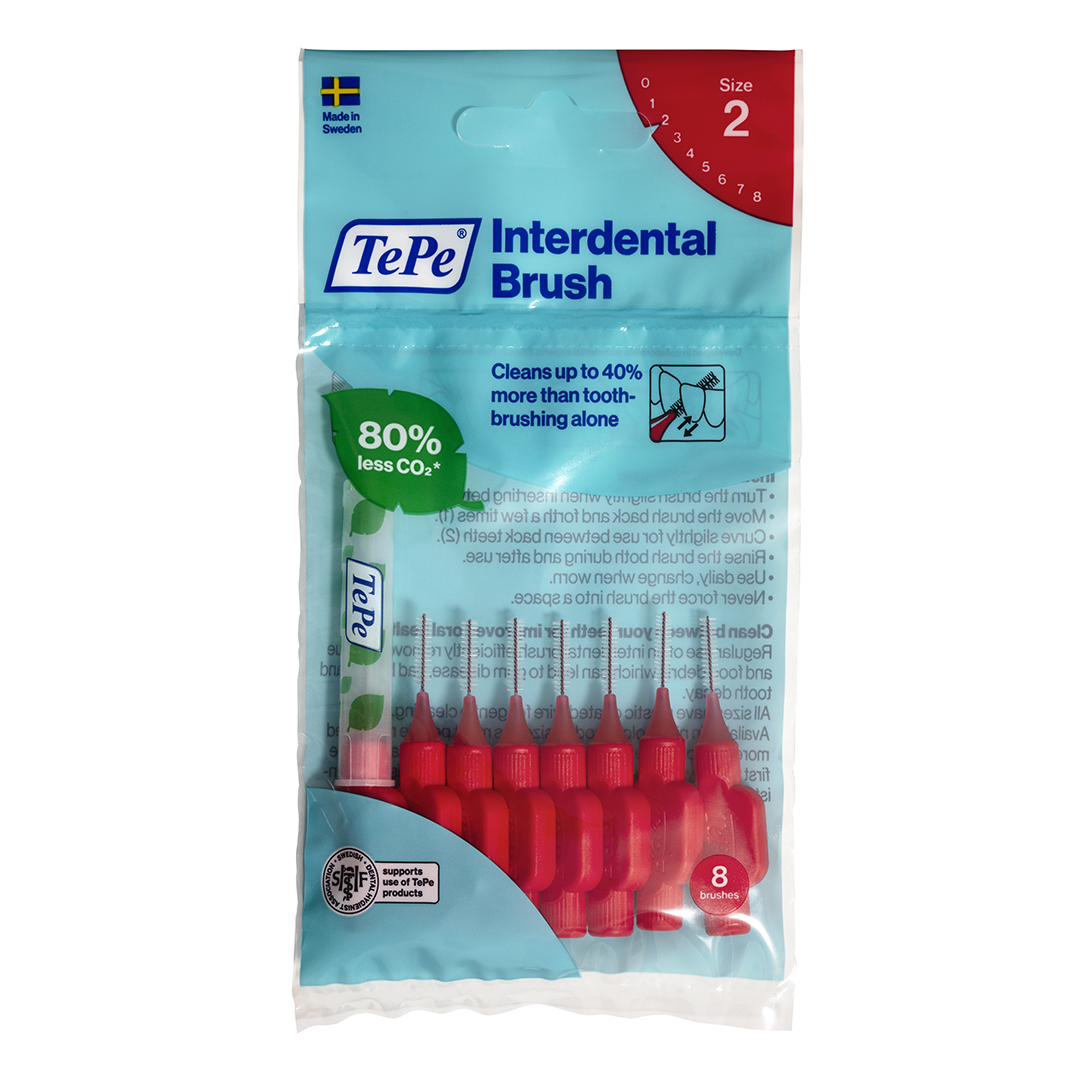 PAT366 : TePe Interdental Brush XXFine Red 0.5mm