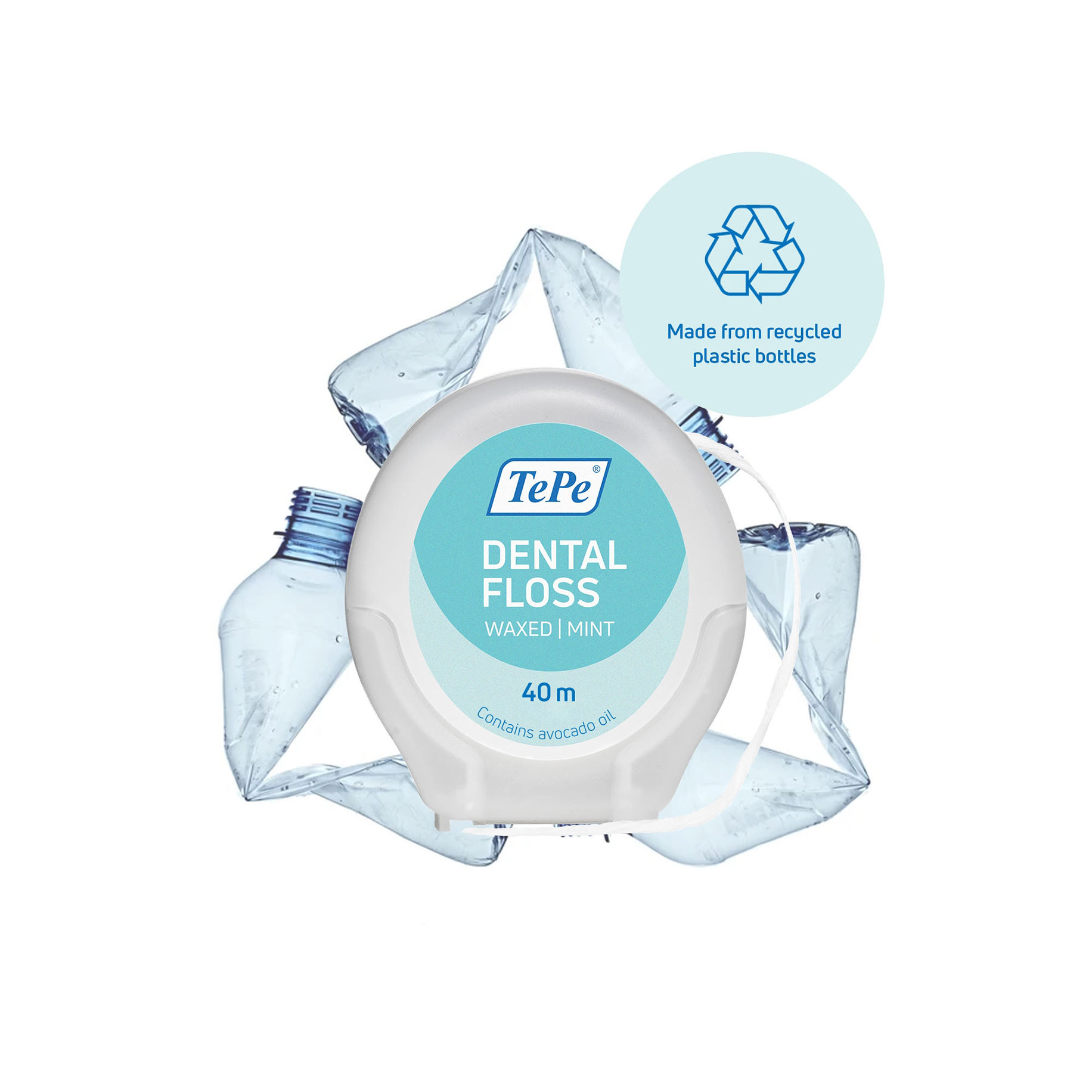 PCT038 : Tepe Floss made from recycled plastic bottles