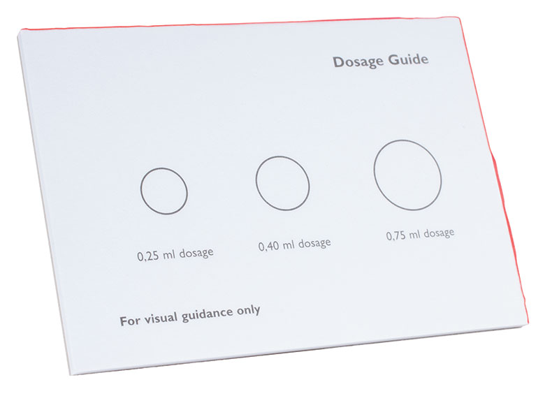 PFU105 : Dosage Guide Pad