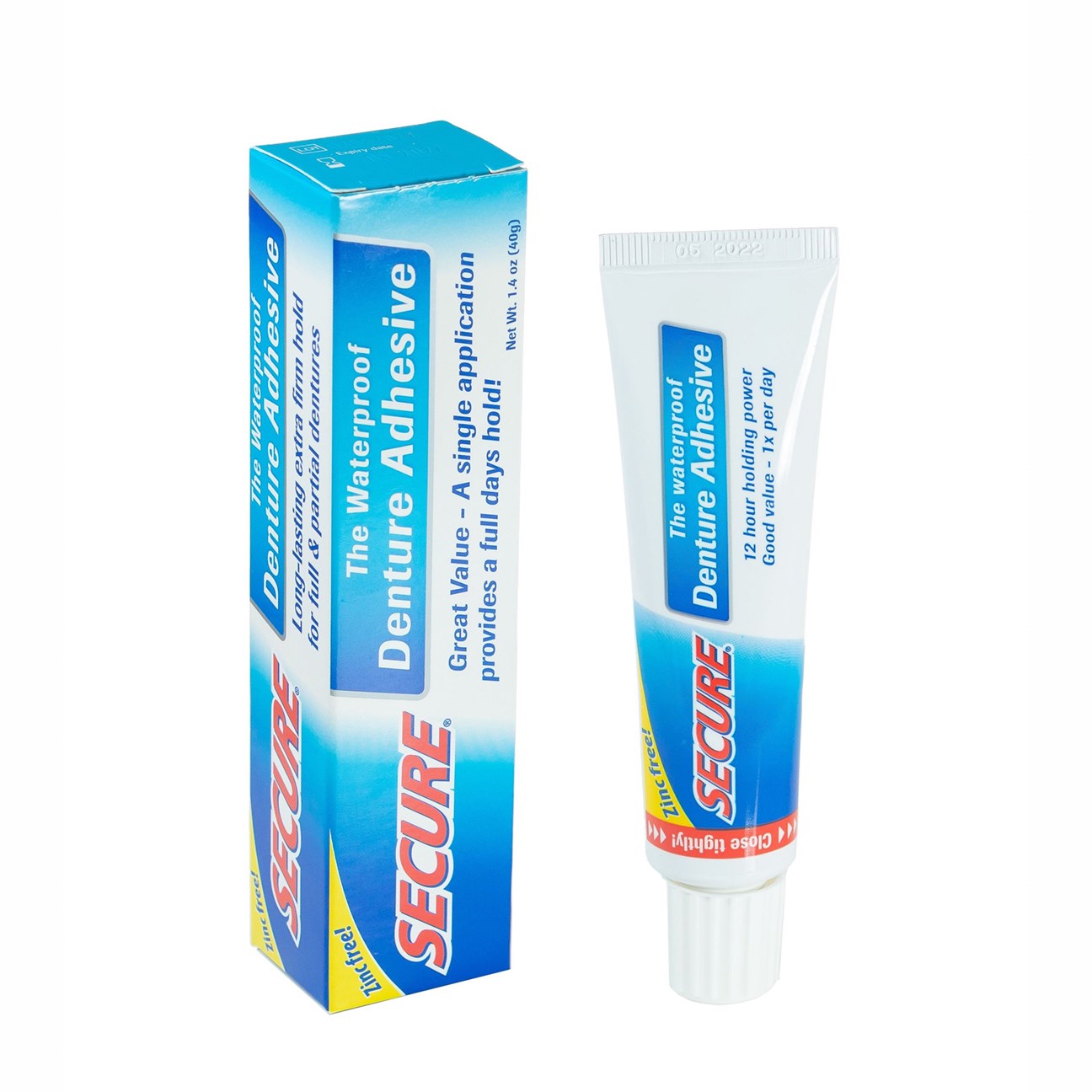 PKS000 : Secure Denture Adhesive Cream 6 x 40g