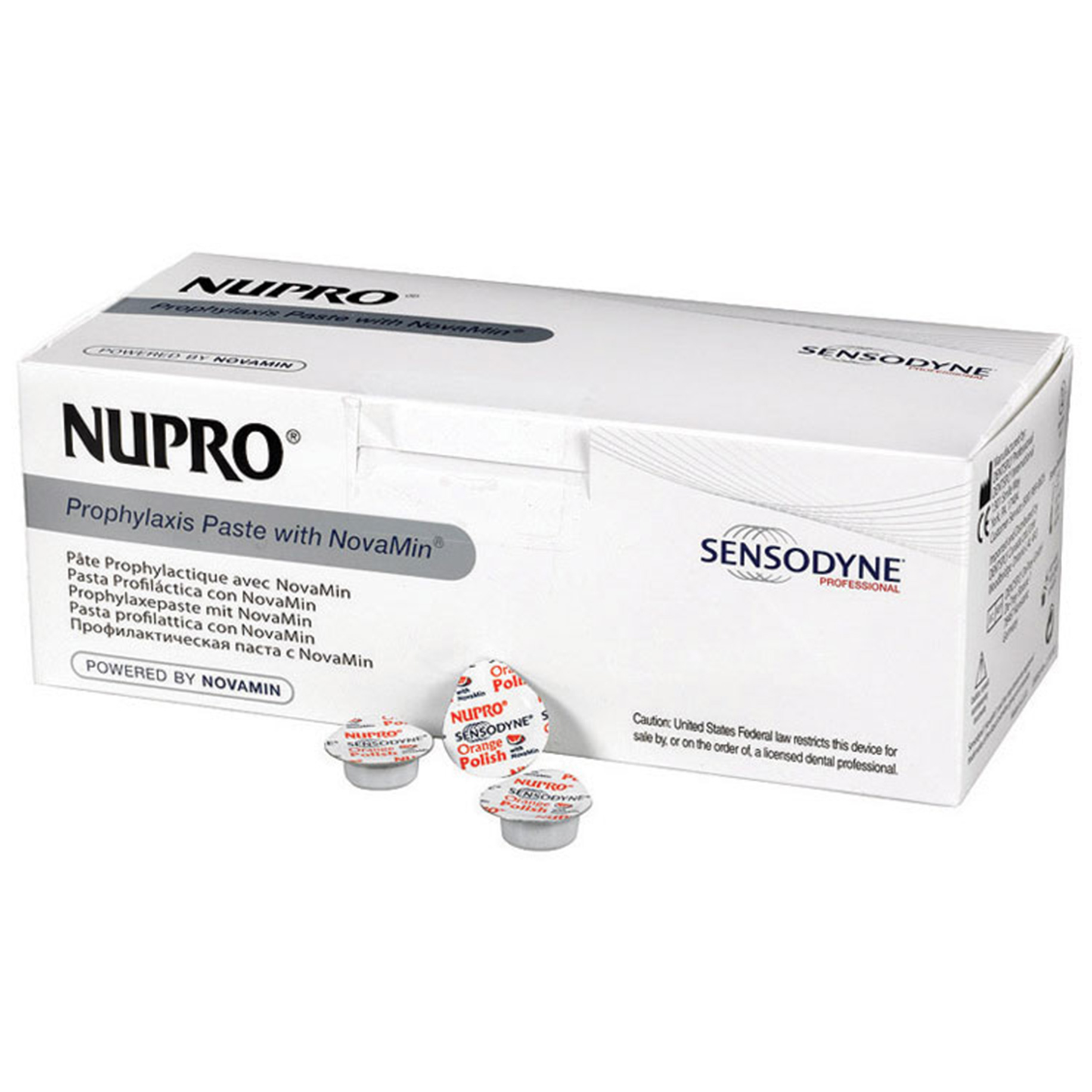 PPJ200 : NUPRO Sensodyne Paste Cups Polish Spearmint with fluoride