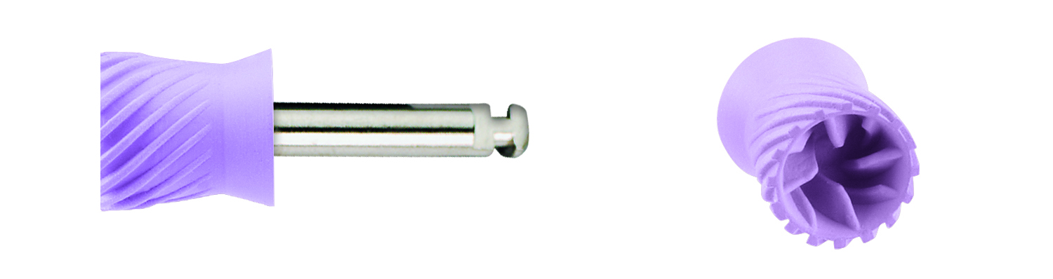 PRC635 : Young Prophy Cups Elite Turbo Plus Short Soft Purple Latex ...