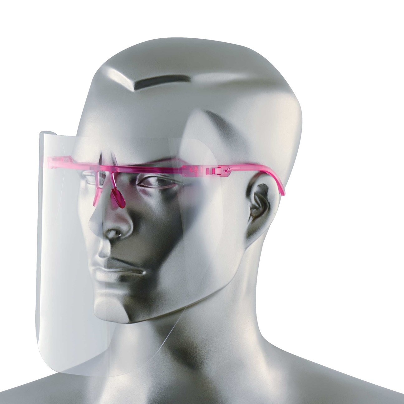 PYG473 : Visors Frame 12 Face Shields PurplePink Frame