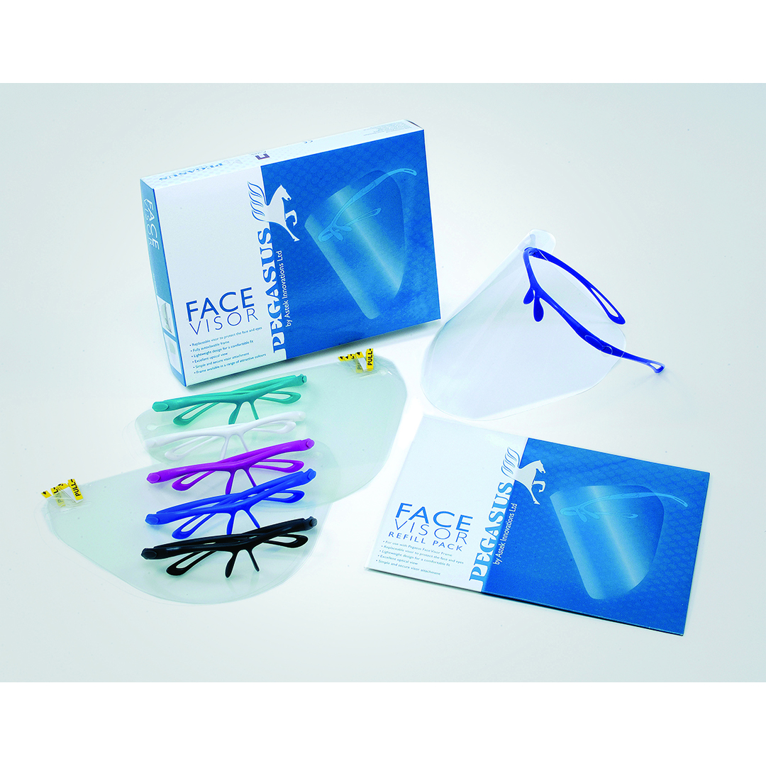 PYP000 : Face Visor Kits Aqua Frame