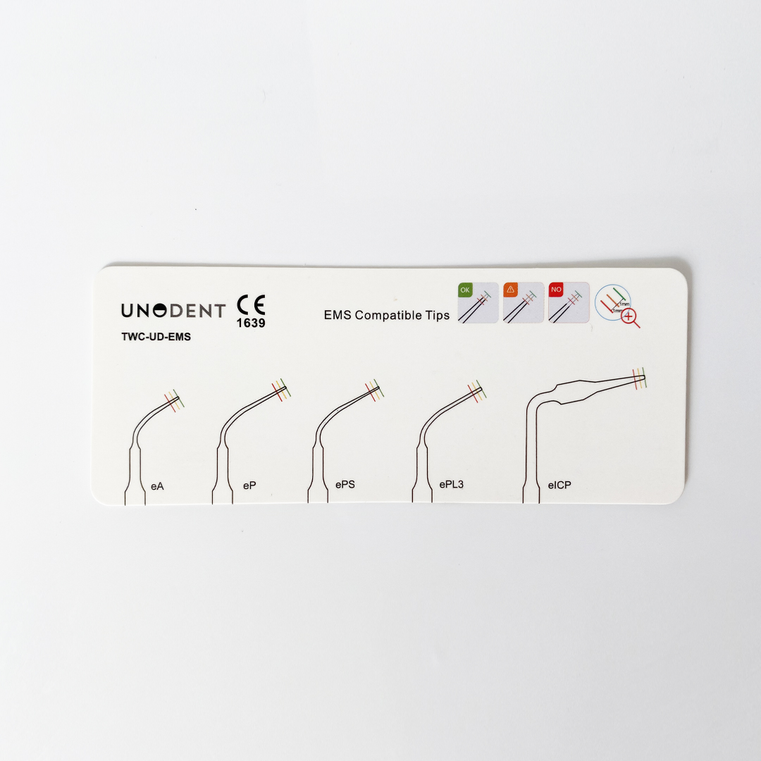 QSU303 : UnoDent Tip Wear Card EMS Compatible Tips