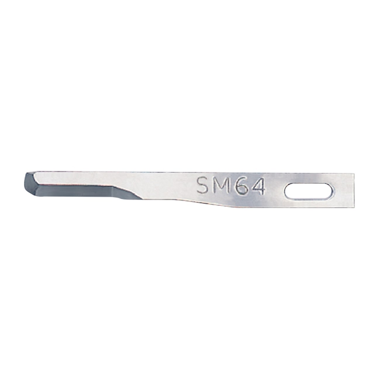 SBS264 : Scalpel Blades Red Sterile Stainless Steel Fine No. SM64 (5904)