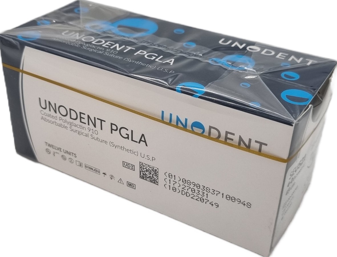 SEU521 : UnoDent PGLA Absorbable Surgical Suture Gauge 40 Length 45cm ...